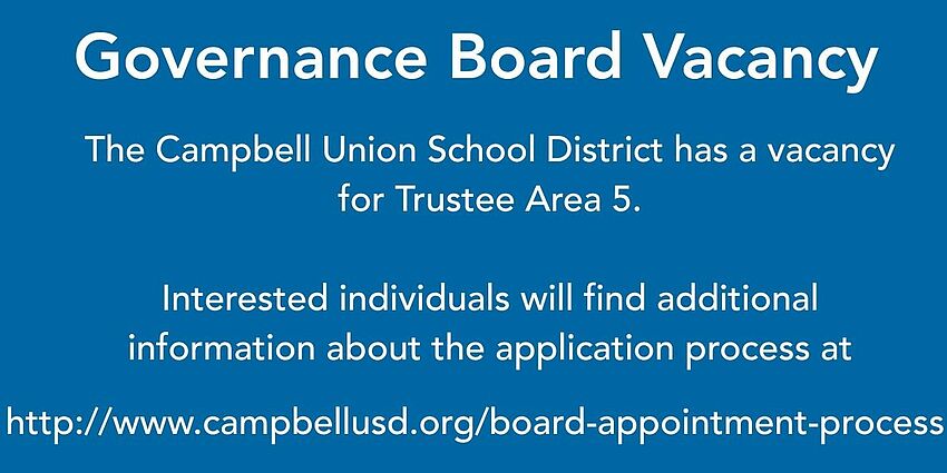 CUSD Board Trustee Area 5 Vacancy | Rolling Hills Middle School